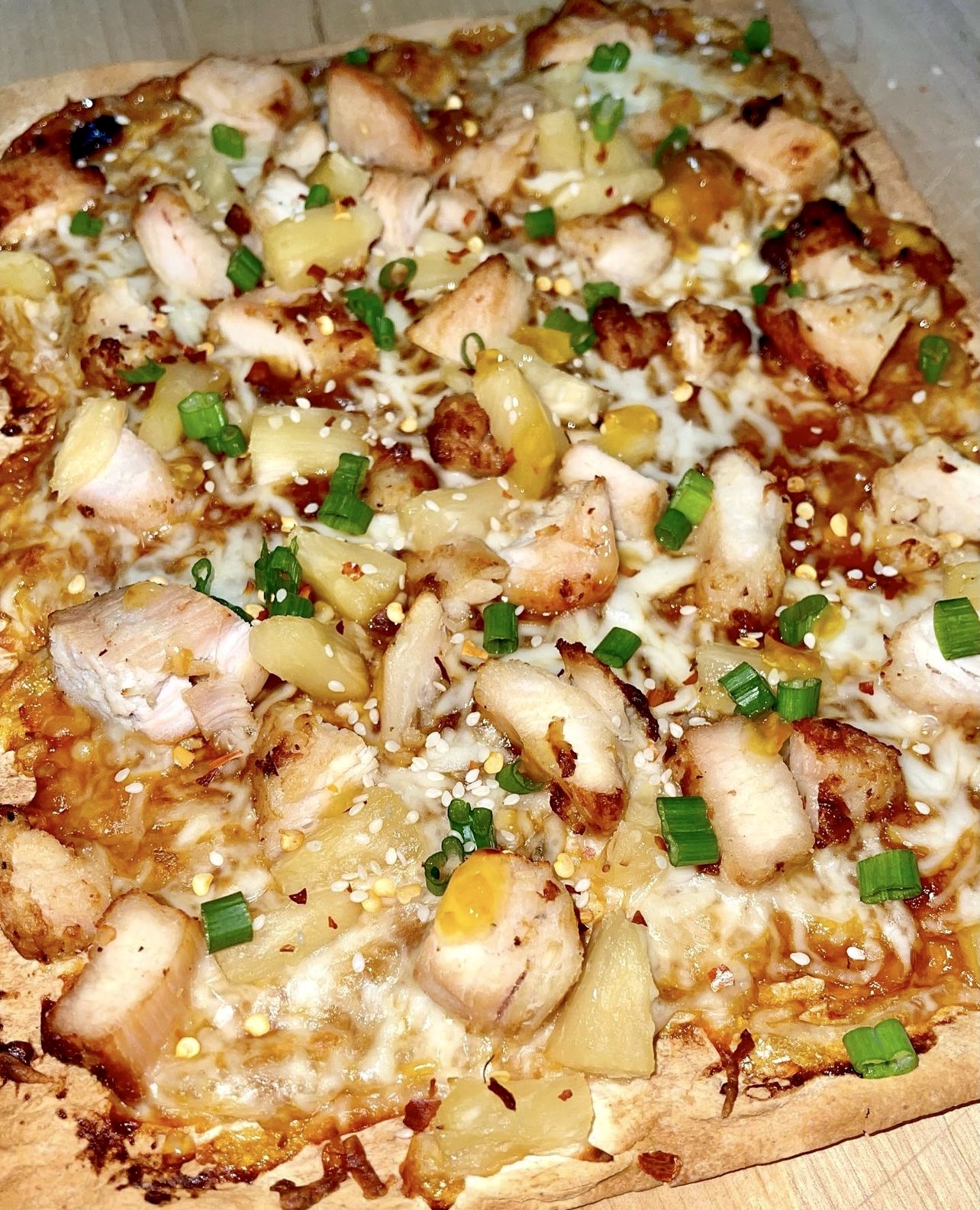 Orange Chicken Pizza - Diana's Delish Dishes
