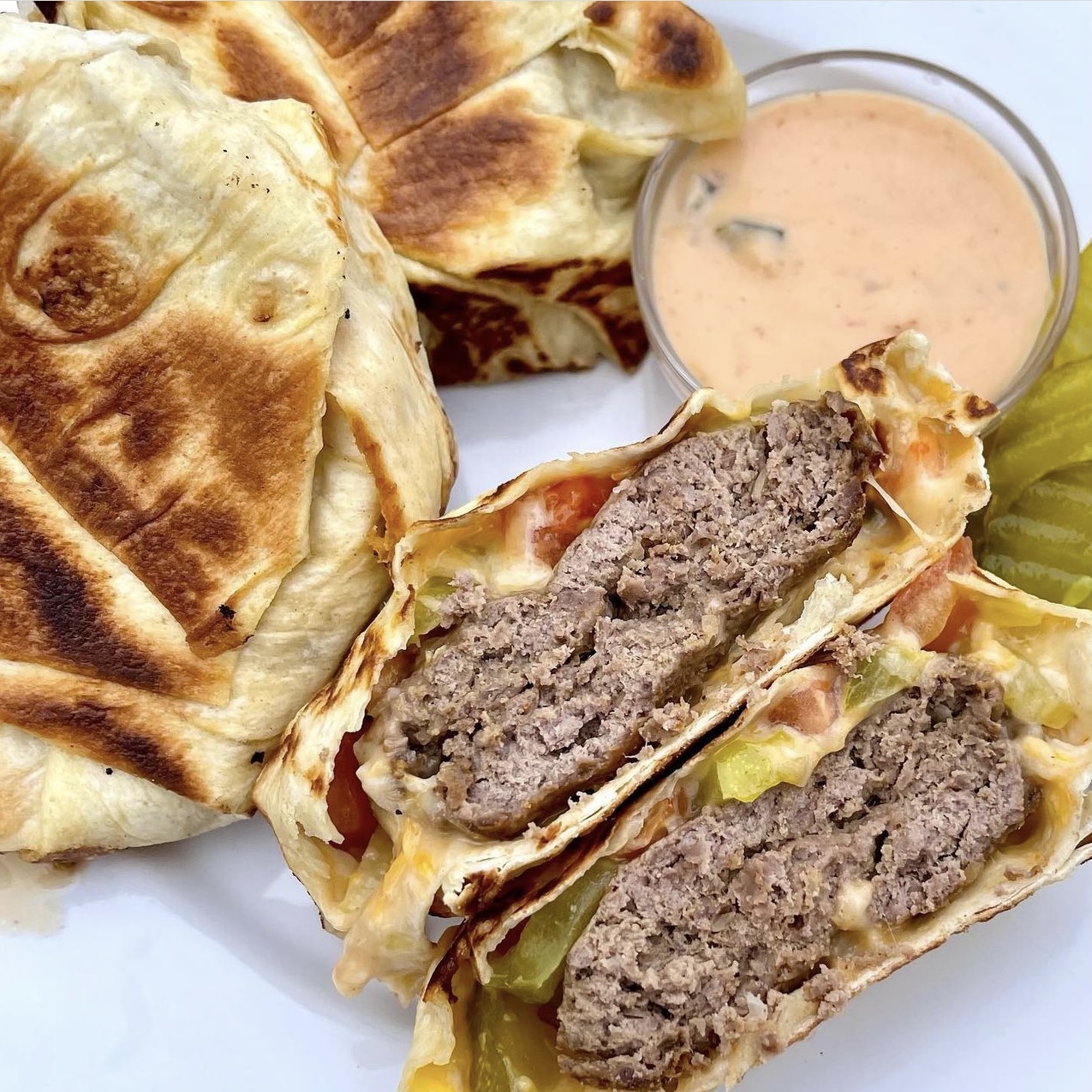 Cheeseburger Crunchwrap Sliders - Diana's Delish Dishes
