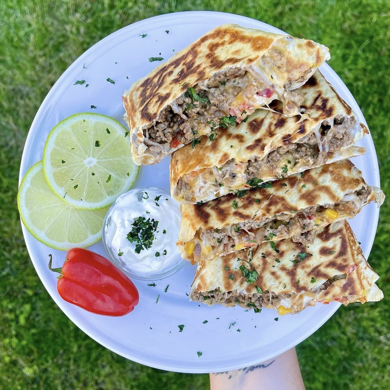 Beef Taco Crunchwraps - Diana's Delish Dishes