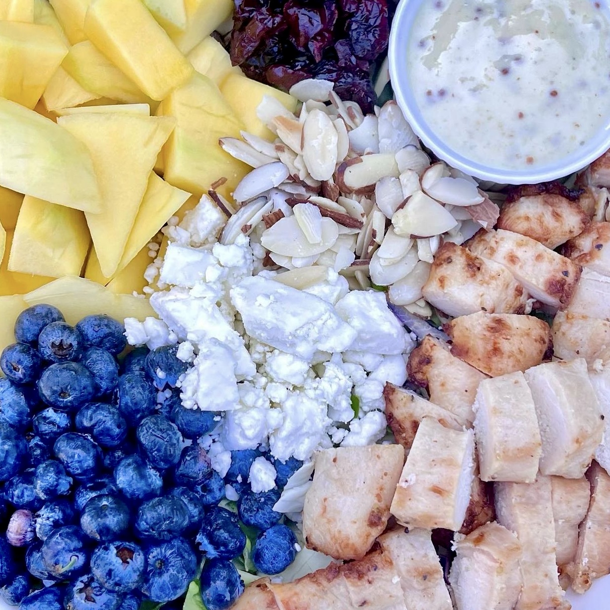 Mango Blueberry Chicken Salad - Diana's Delish Dishes