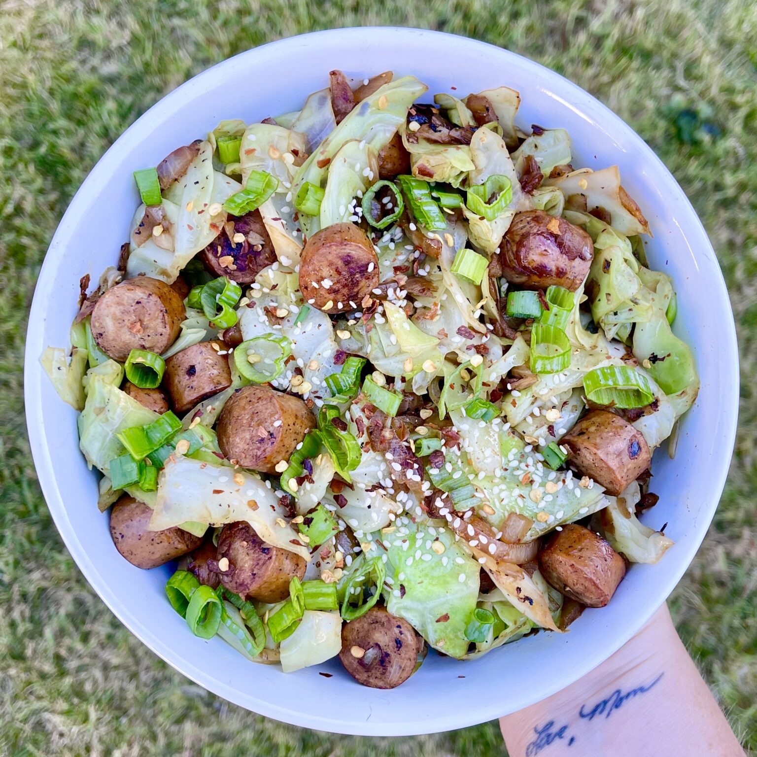 Chicken Sausage and Cabbage - Diana's Delish Dishes