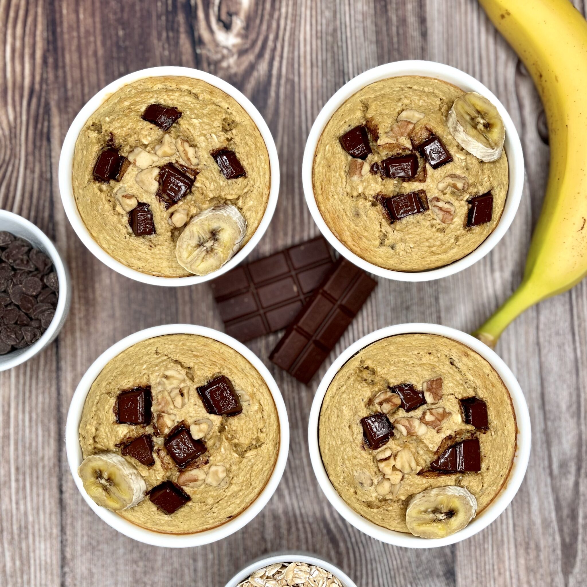 Chunky Monkey Baked Oats (TikTok Recipe) - Diana's Delish Dishes