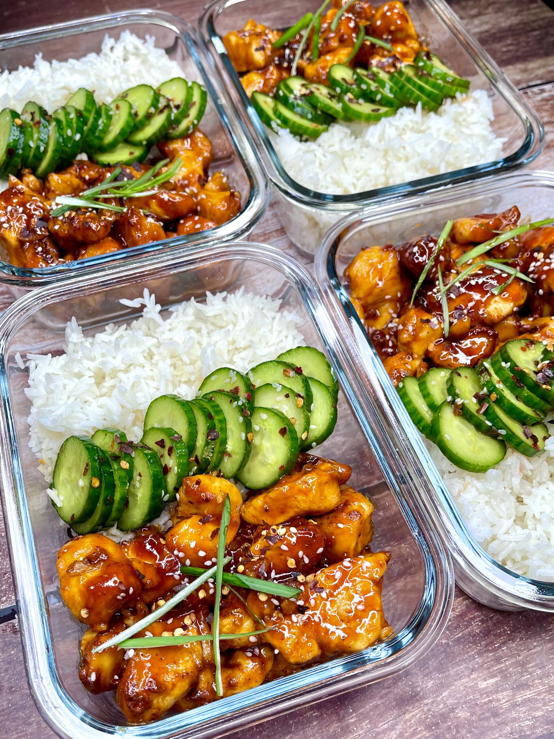 Sticky Korean Fried Chicken and Rice Bowls - Diana's Delish Dishes