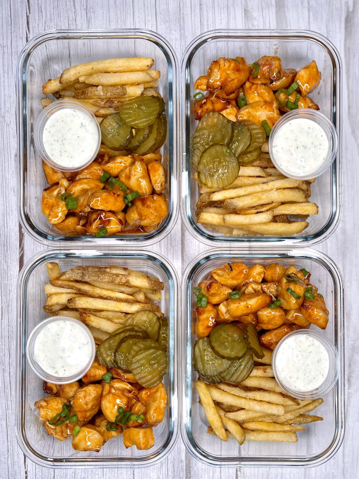 Boneless Buffalo Wings and Fries - Diana's Delish Dishes
