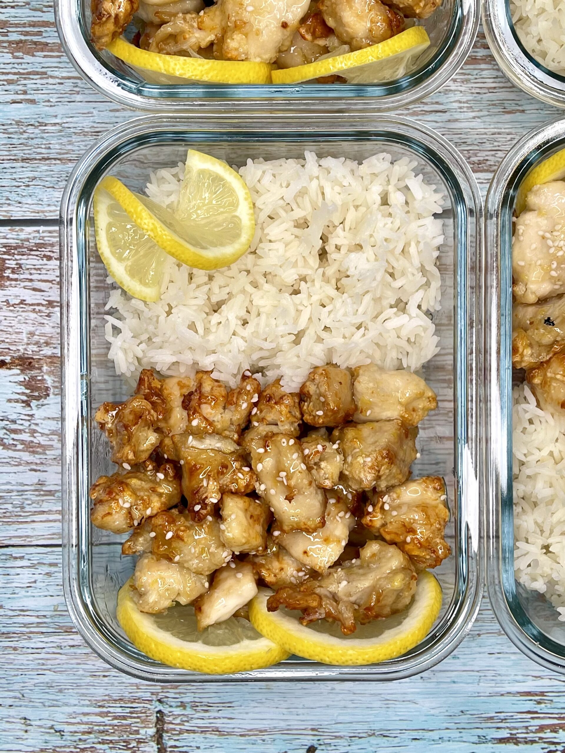 Chinese Lemon Chicken and Rice Bowls - Diana's Delish Dishes